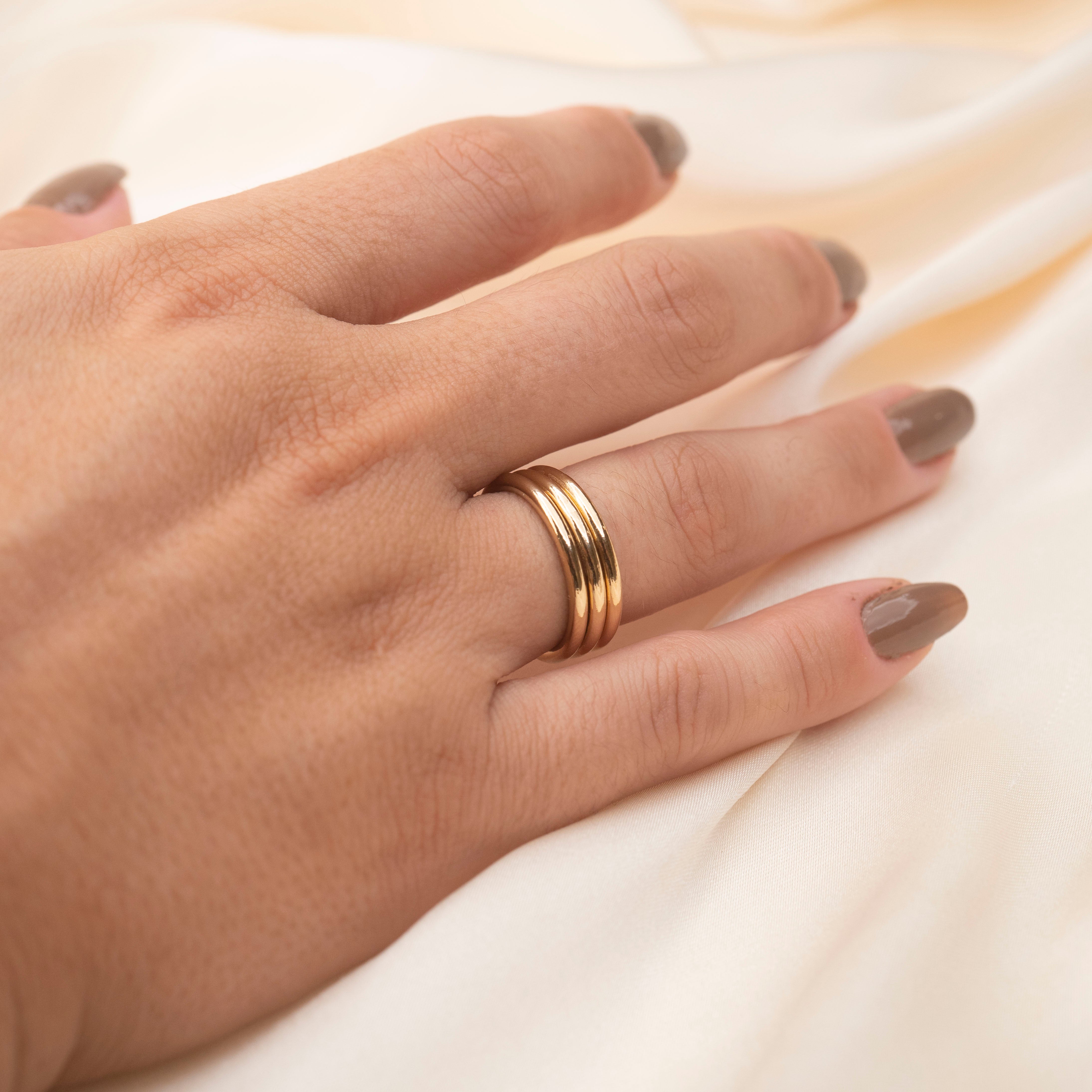 Gold Filled Bold Stackable Ring | 2mm – RG