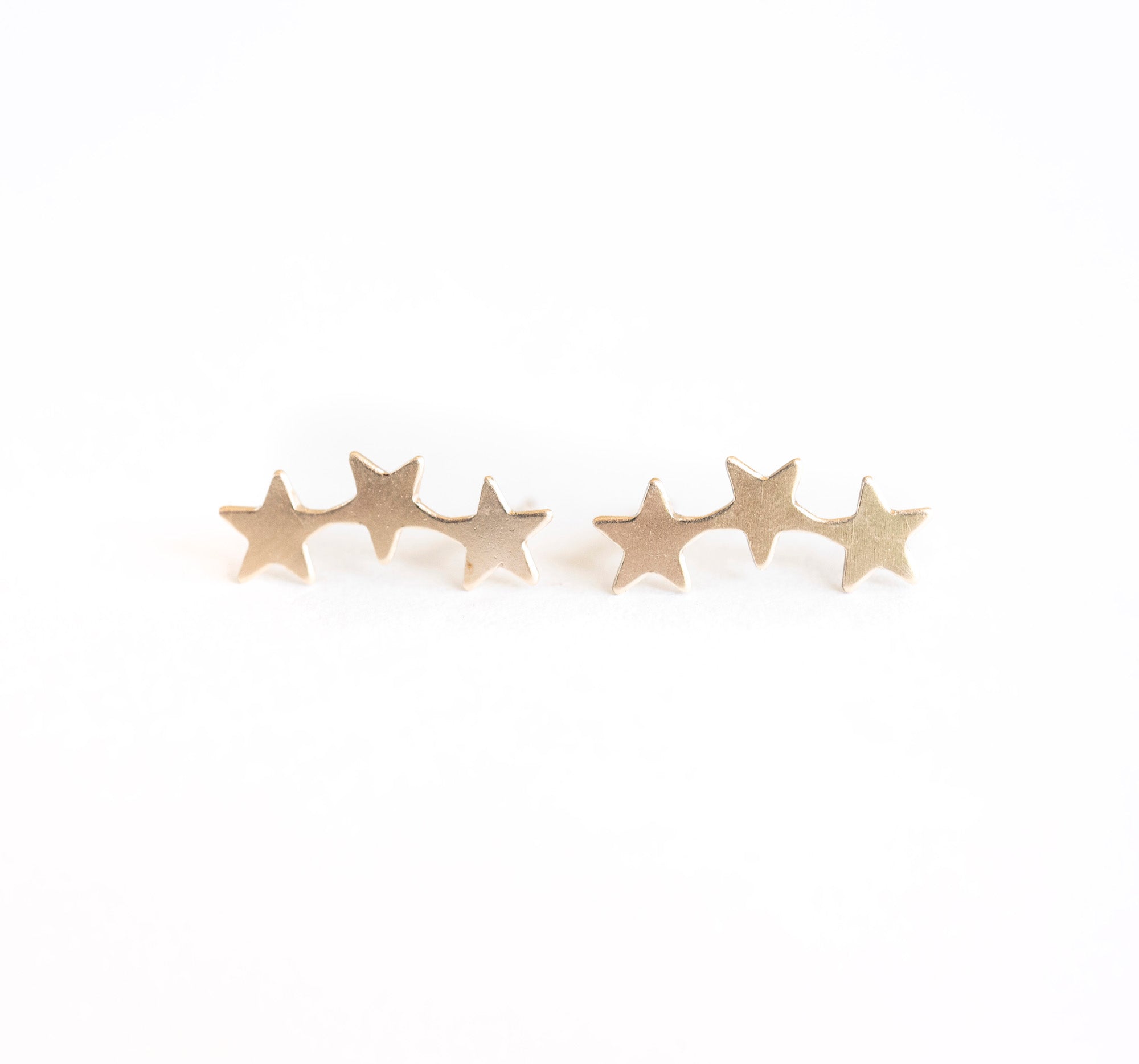 Gold Tri-Star Studs – RG